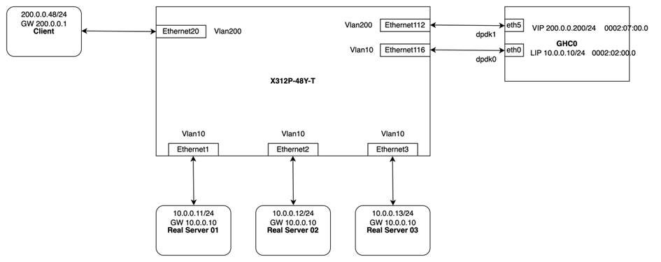 DPVS offload and performance testing on Sever-Switch(with DPU module)