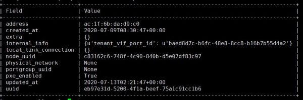 配置指导：OpenStack-Ironic 安装部署 - 星融元Asterfusion