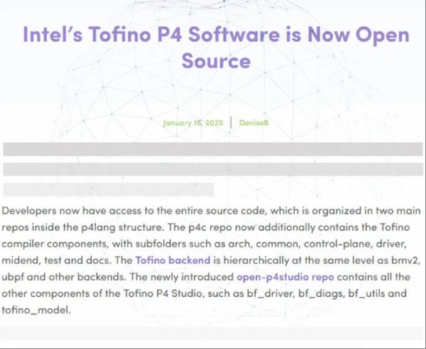P4 软件开发环境（Intel P4 Studio SDE）现已开源 - 星融元Asterfusion